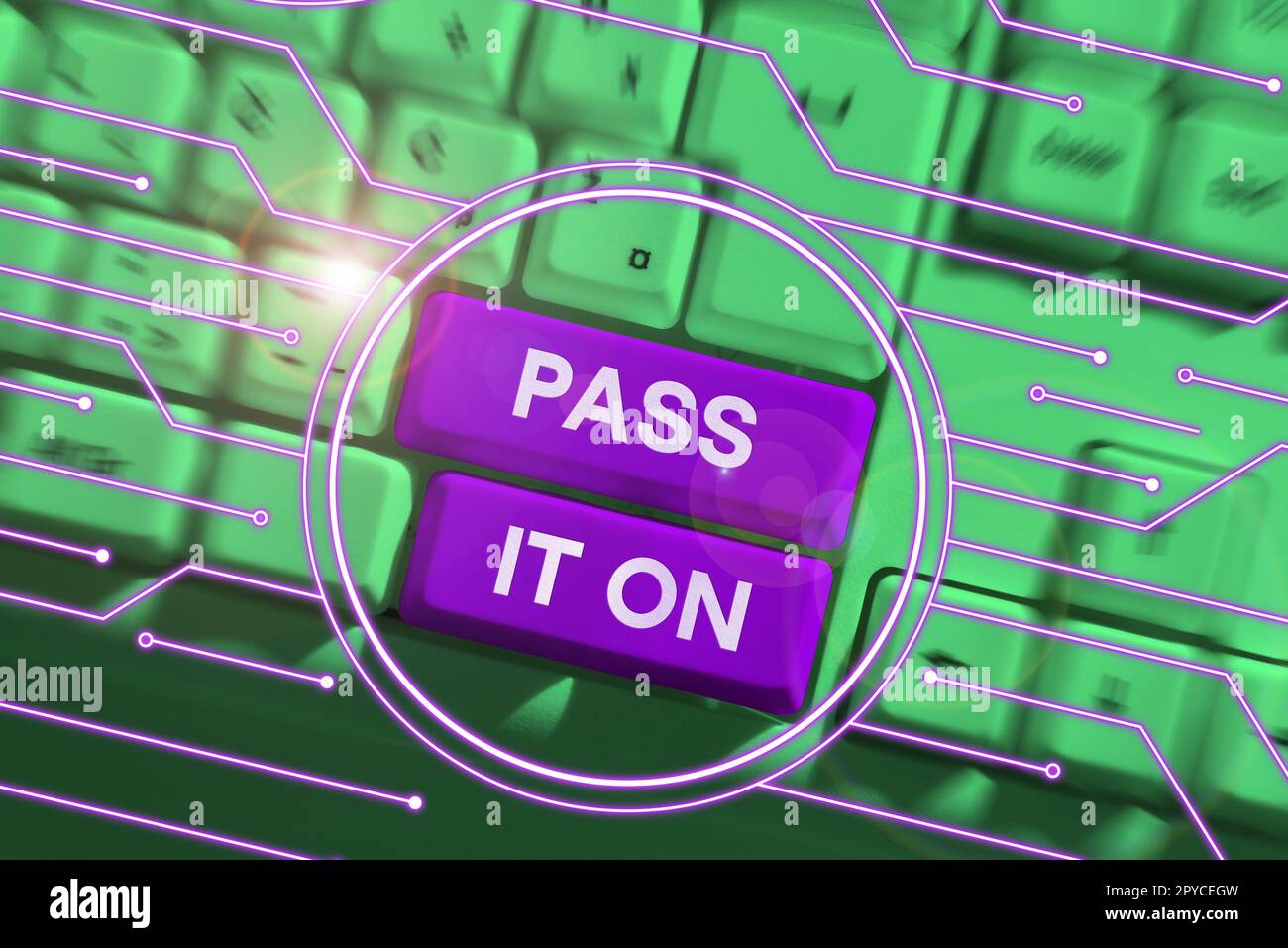 Inspiration showing sign Pass It On. Business idea Share something with ...