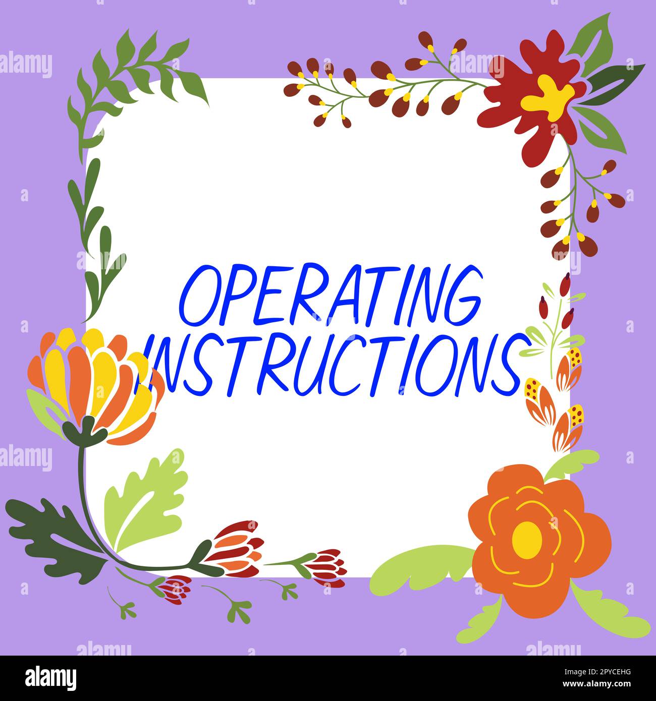 Inspiration showing sign Operating Instructions. Word Written on Going ...