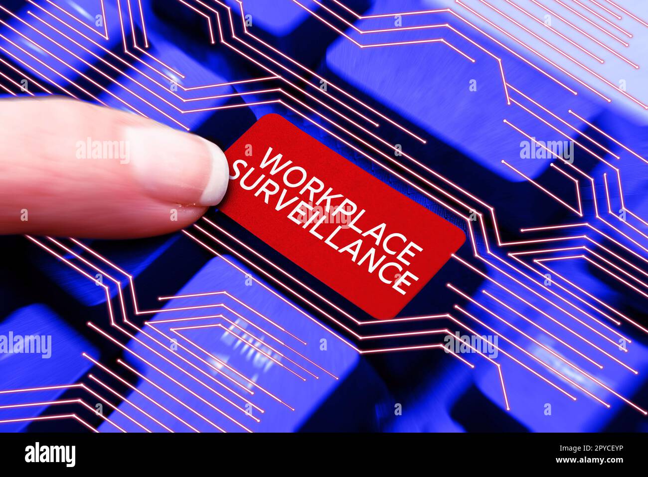 Text showing inspiration Workplace Surveillance. Business idea ...