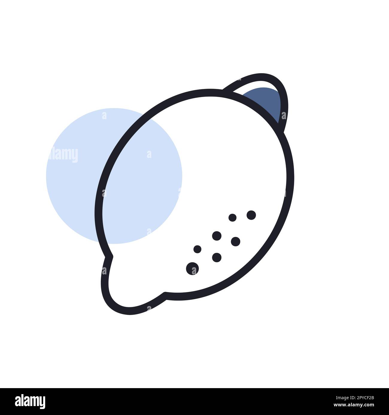 Lemon vector icon. Graph symbol for food and drinks web site, apps ...