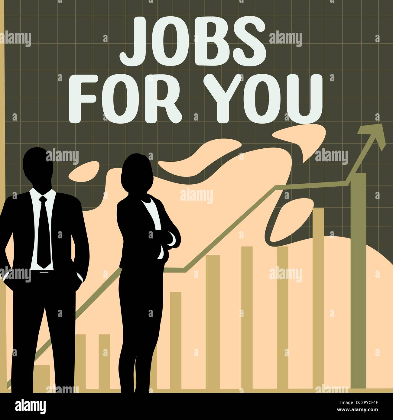 Sign displaying Jobs For You. Business overview List of available ...