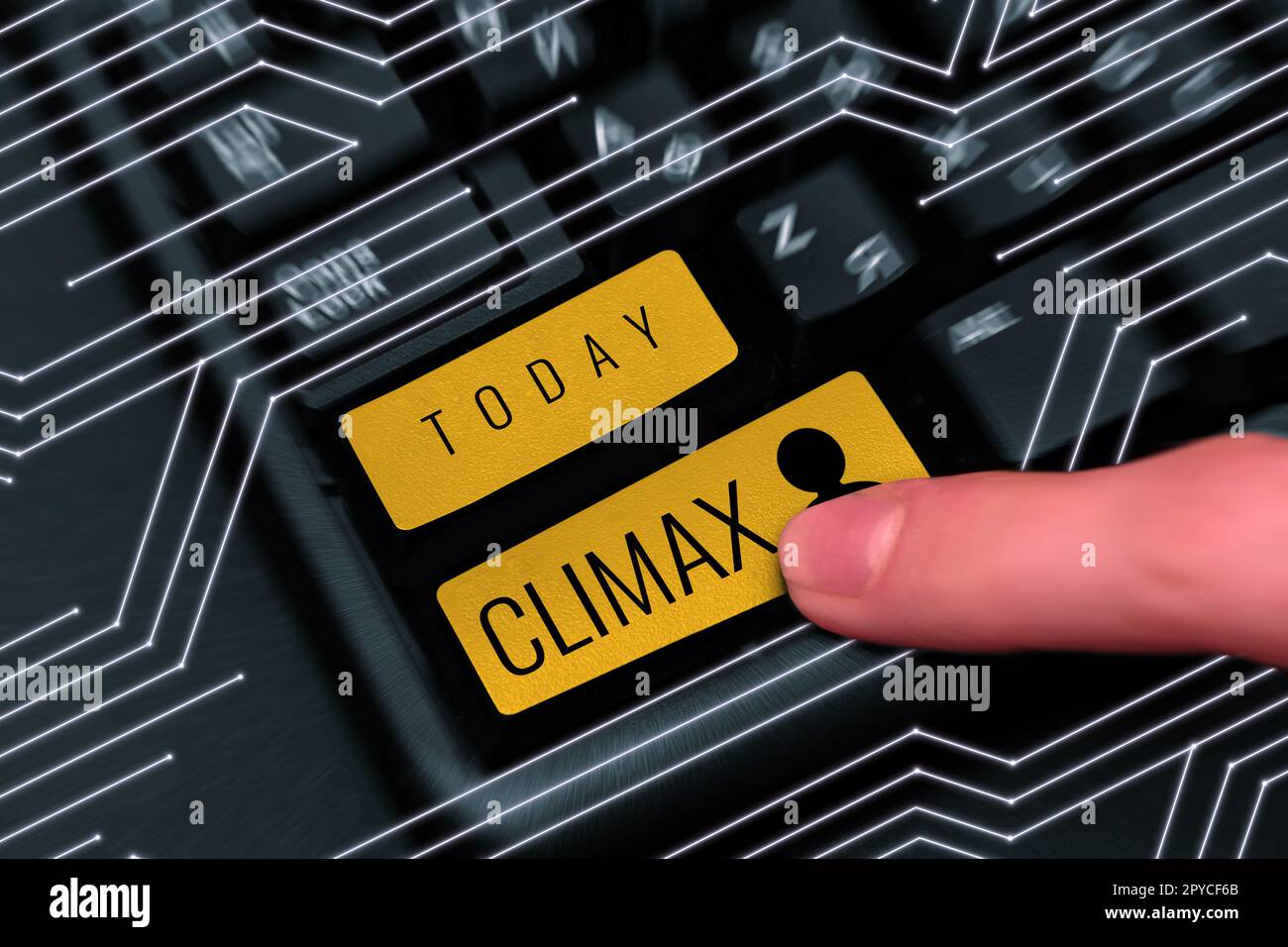 Text showing inspiration Climax. Word for the highest or most intense ...