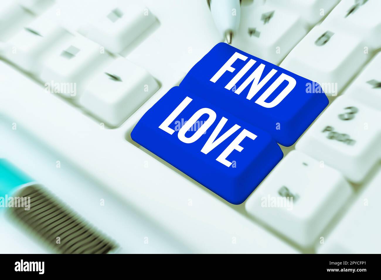Text sign showing Find Love. Business idea affection for another ...