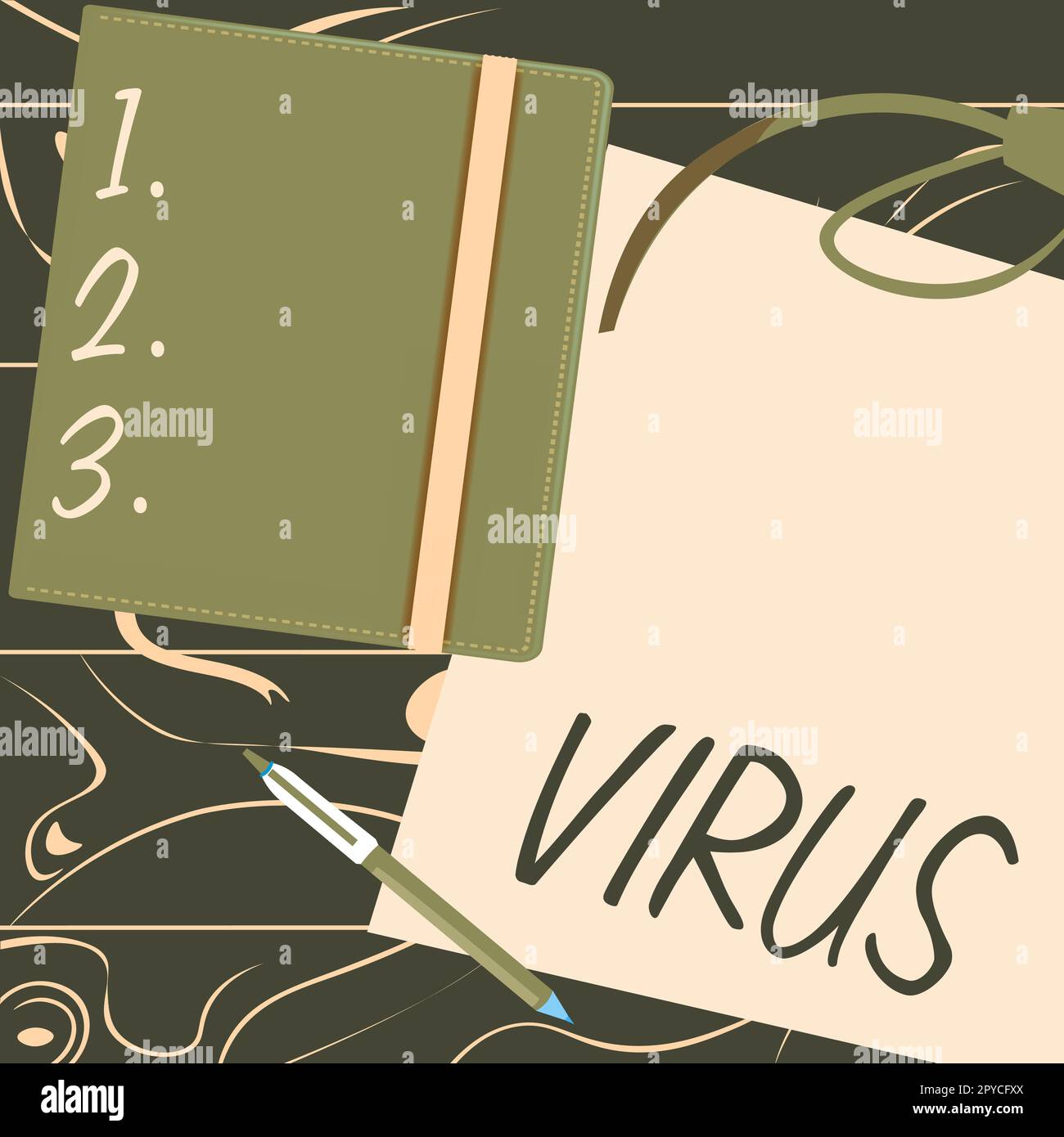 Writing displaying text Virus. Conceptual photo infective agent that ...
