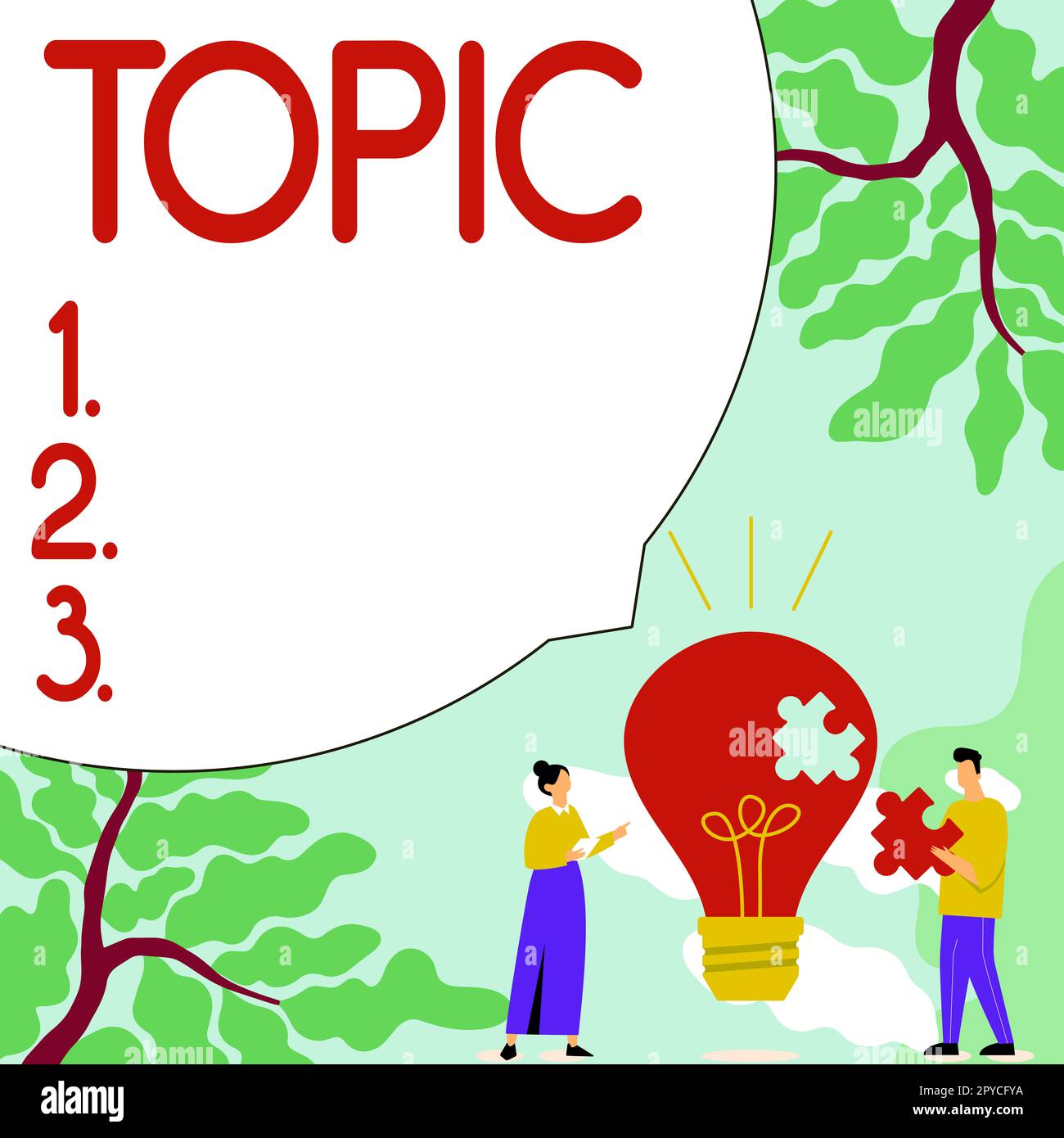 Text caption presenting Topic. Business idea matter dealt with in text ...