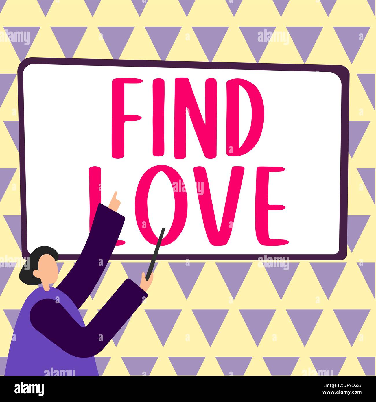 Sign displaying Find Love. Business approach affection for another ...