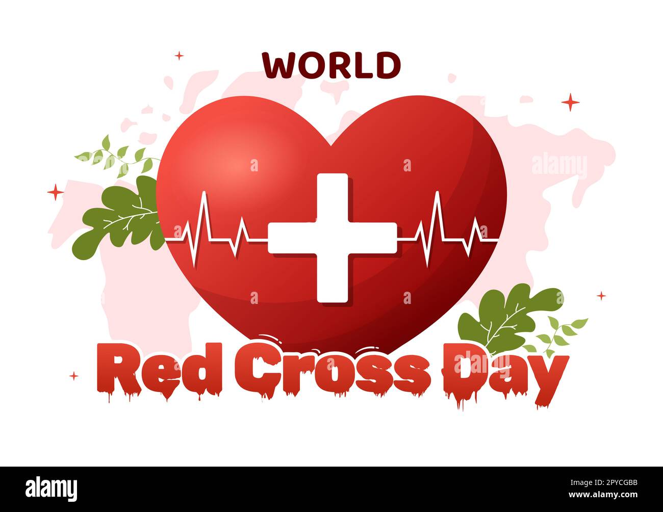 World Red Cross Day on May 8 Illustration to Medical Health and ...