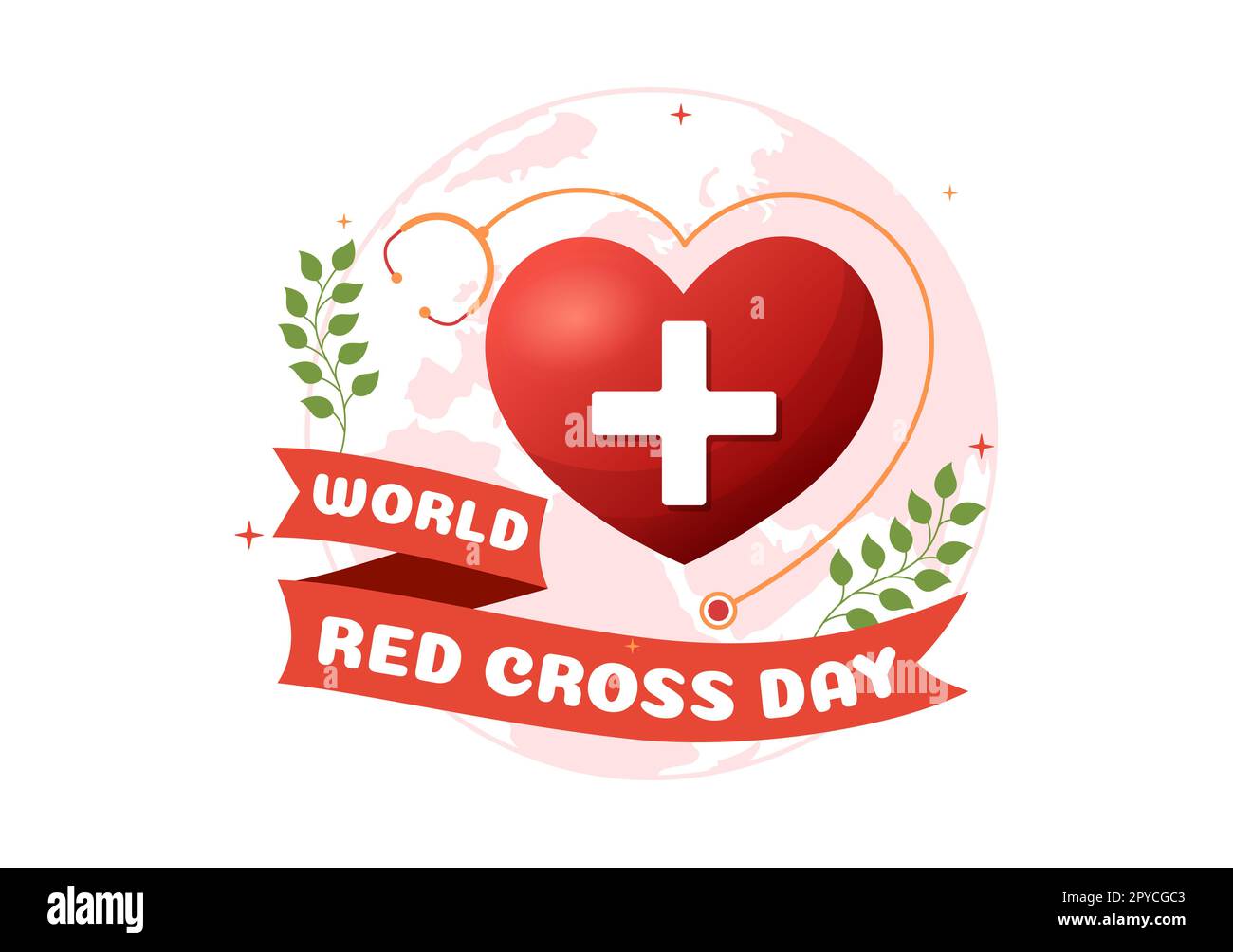 World Red Cross Day on May 8 Illustration to Medical Health and ...