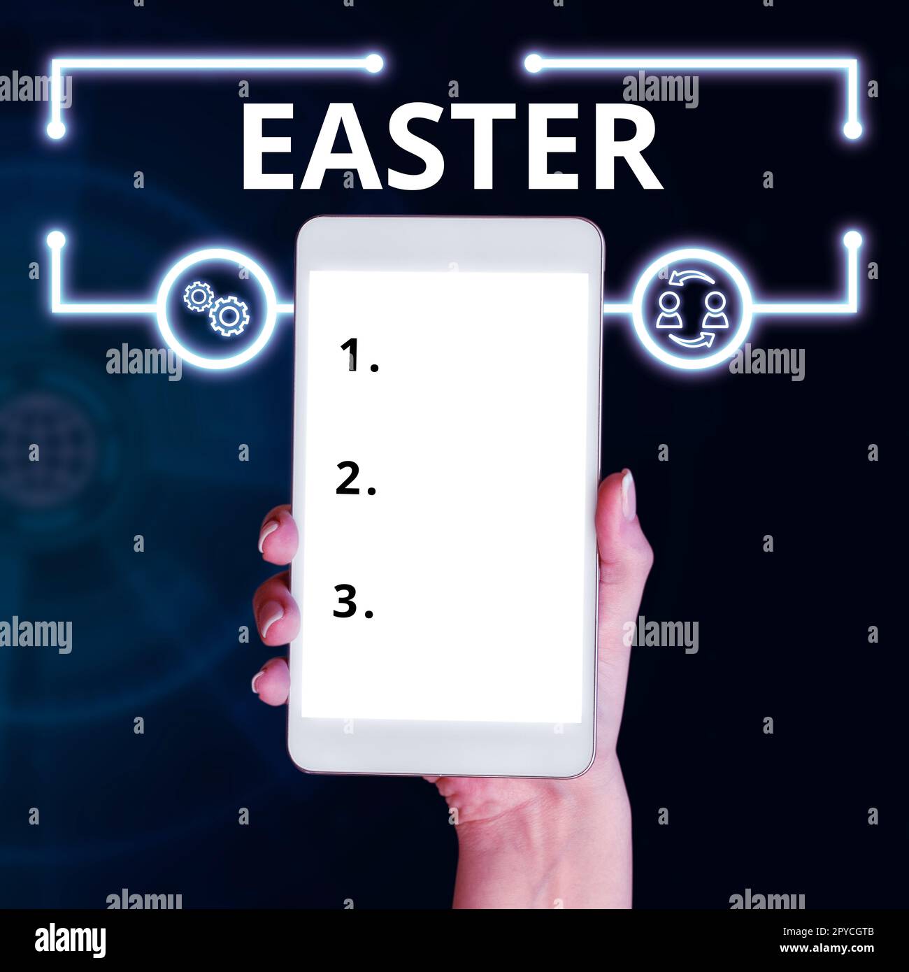 Text sign showing Easter. Business showcase the most important and ...