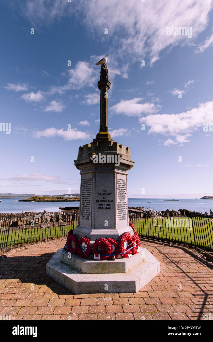 Millport Island West of Scotland Landmarks May 1st 2023 Stock Photo - Alamy