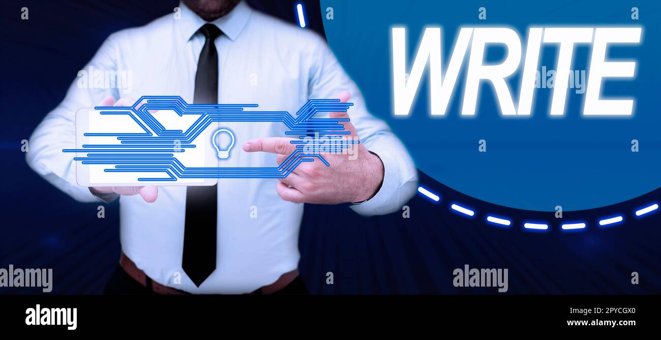 Inspiration showing sign Write. Word Written on mark letters words or ...