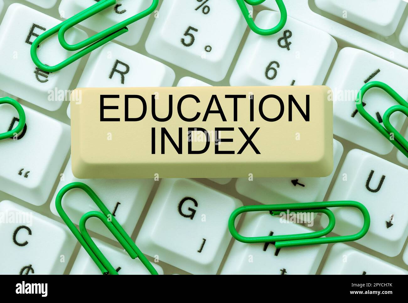 Text sign showing Education Index. Business overview aiming to meet ...