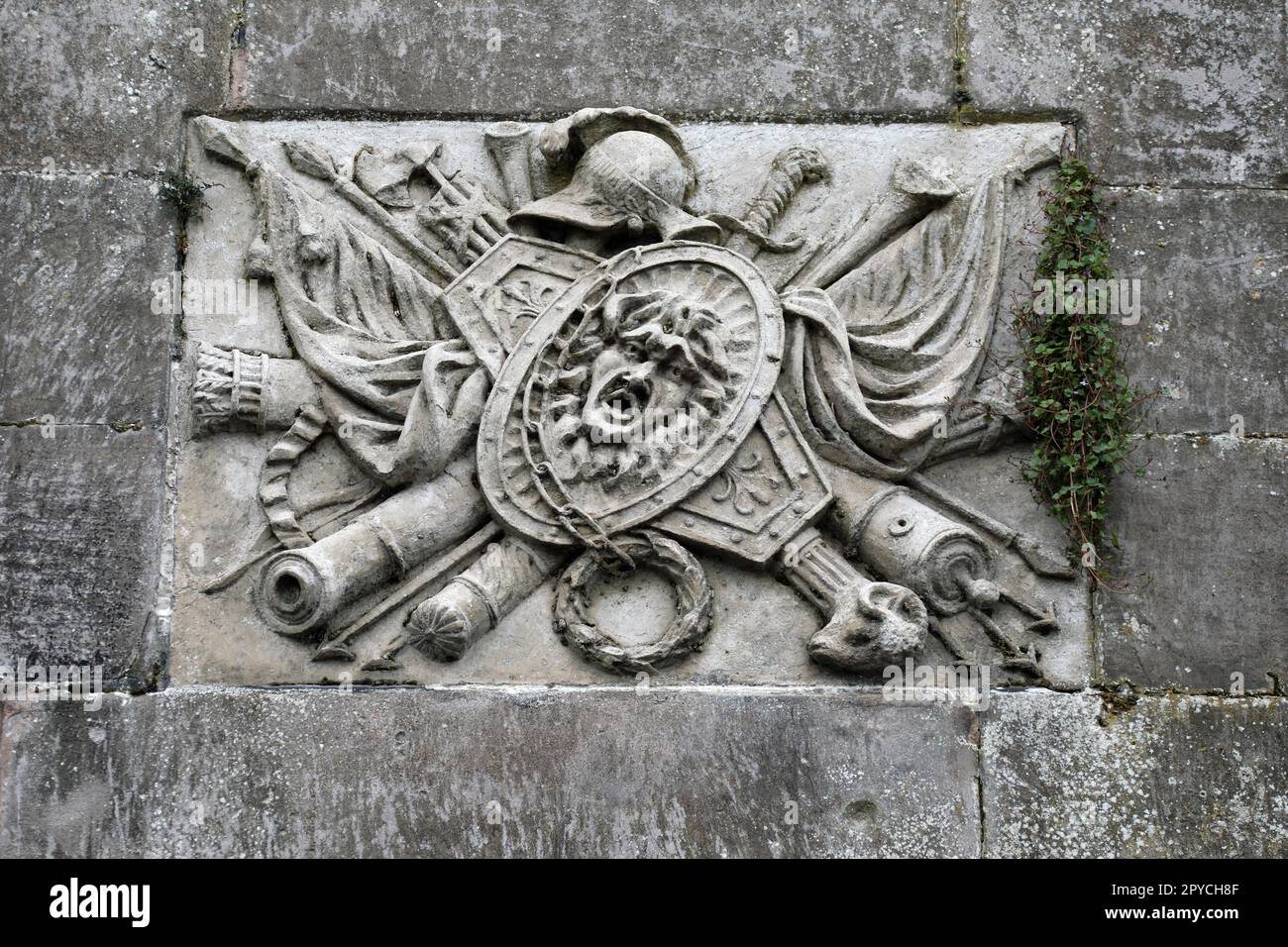 Detail of Bishops Gate in Londonderry Stock Photo - Alamy
