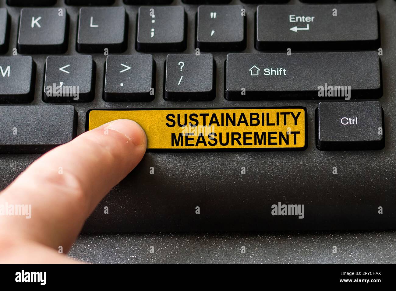 Sign displaying Sustainability Measurement. Business concept tool used ...