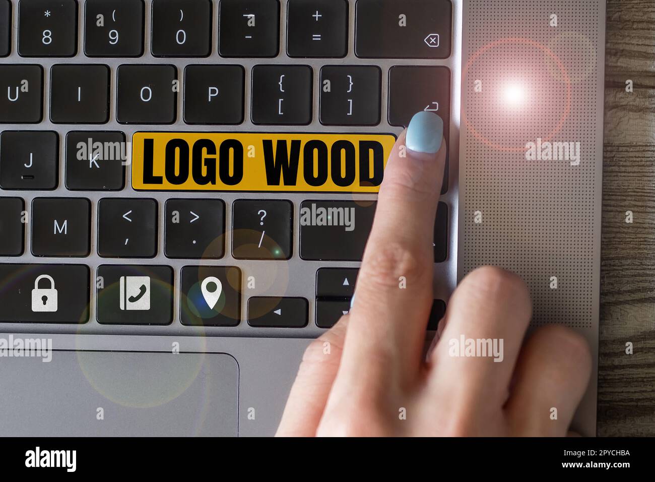 Inspiration showing sign Logo Wood. Business approach Recognizable ...