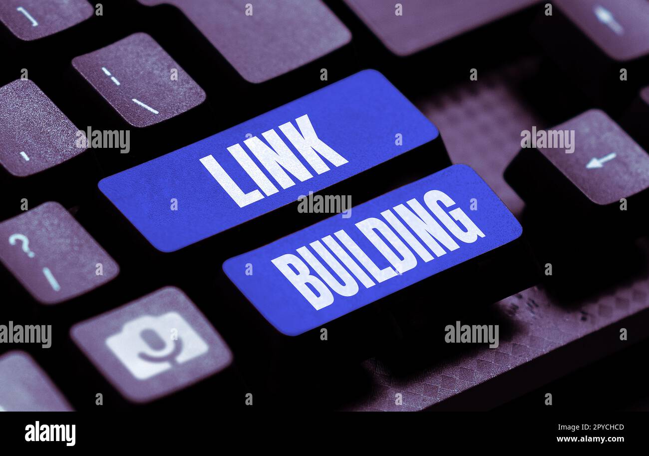 Inspiration showing sign Link Building. Business overview SEO Term ...