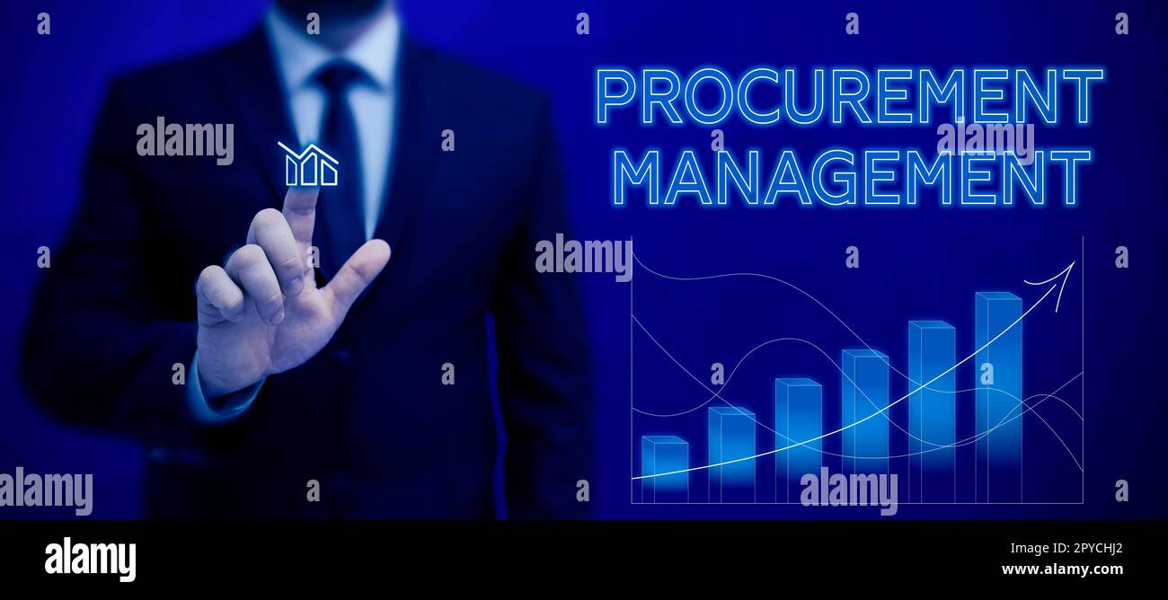 Text caption presenting Procurement Management. Conceptual photo buying ...
