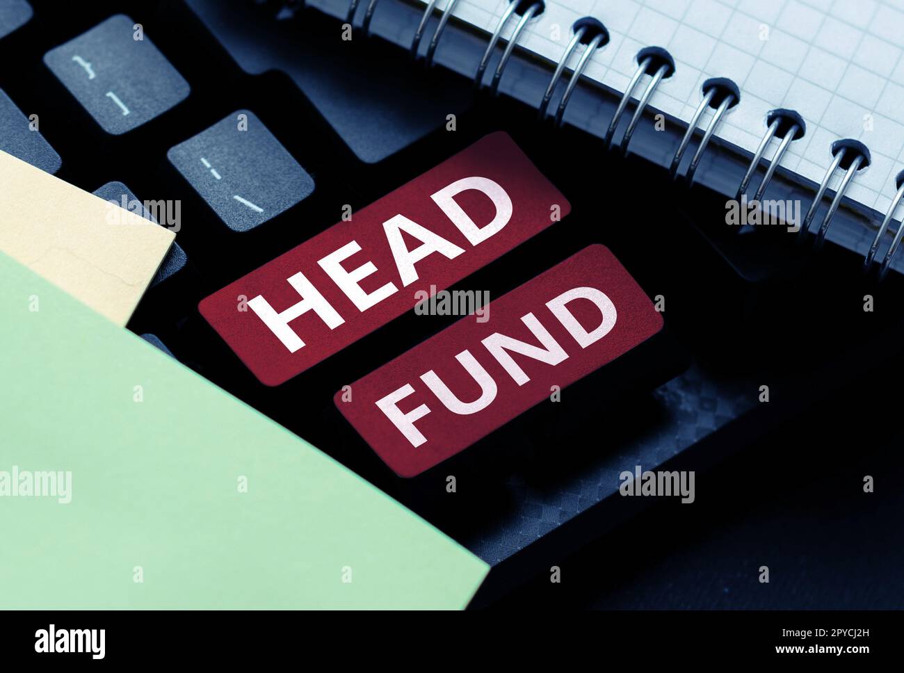 Text sign showing Head Fund. Word for pools capital from accredited ...