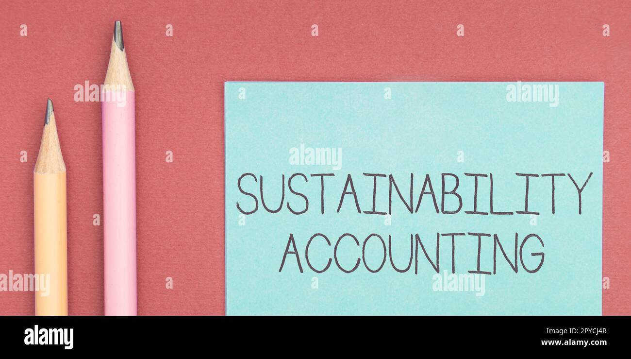 Inspiration showing sign Sustainability Accounting. Word Written on The ...