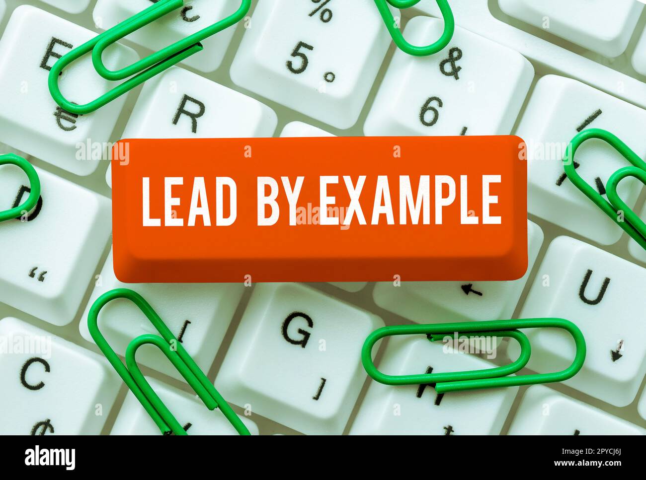 Text showing inspiration Lead By Example. Conceptual photo Be a mentor ...