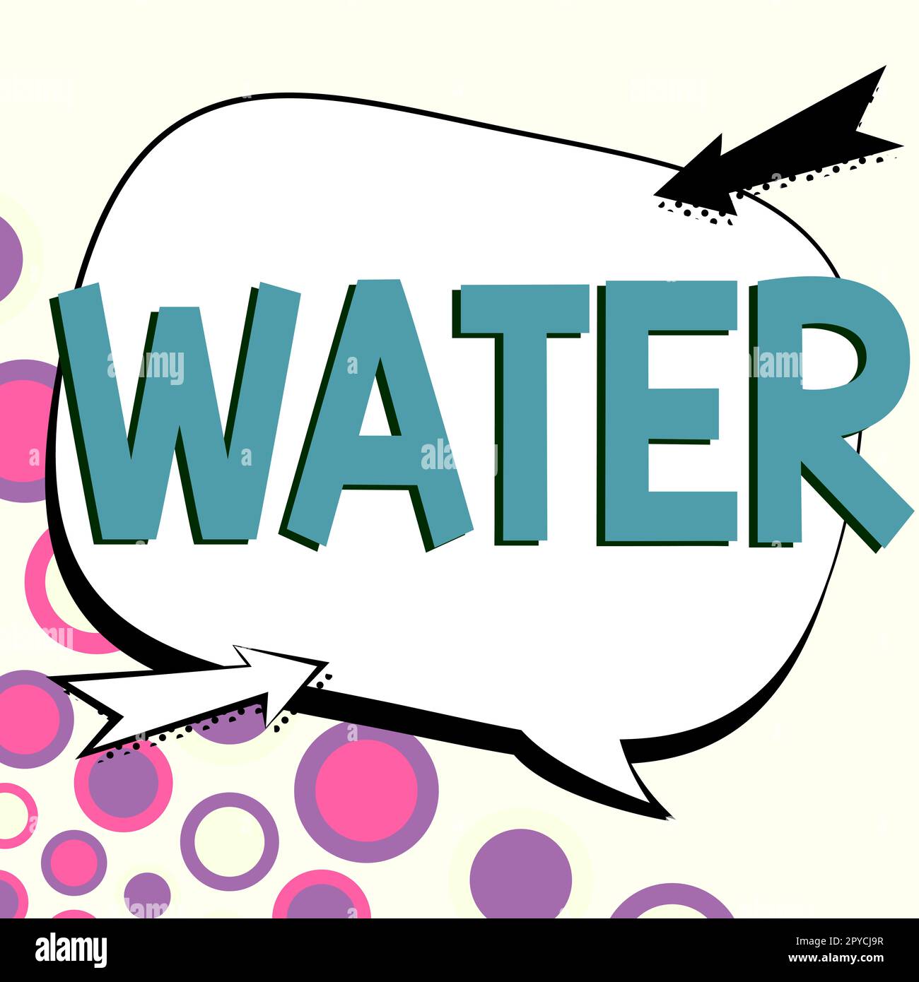 Text sign showing Water. Business concept colourless transparent ...
