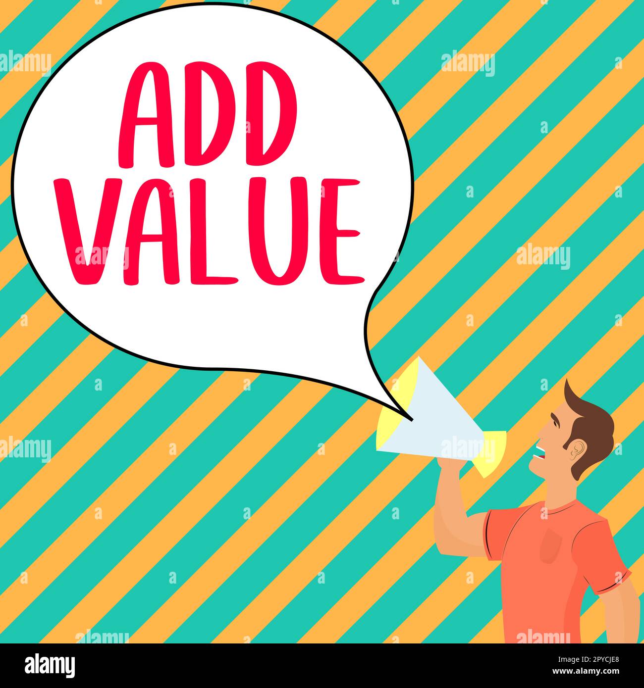 Conceptual display Add Value. Business concept an improvement or ...