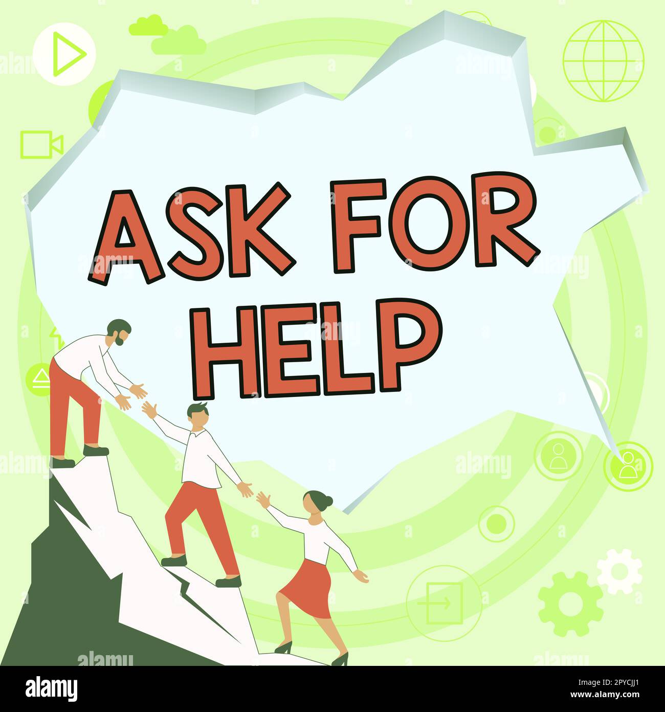 Request for assistance hi-res stock photography and images - Alamy