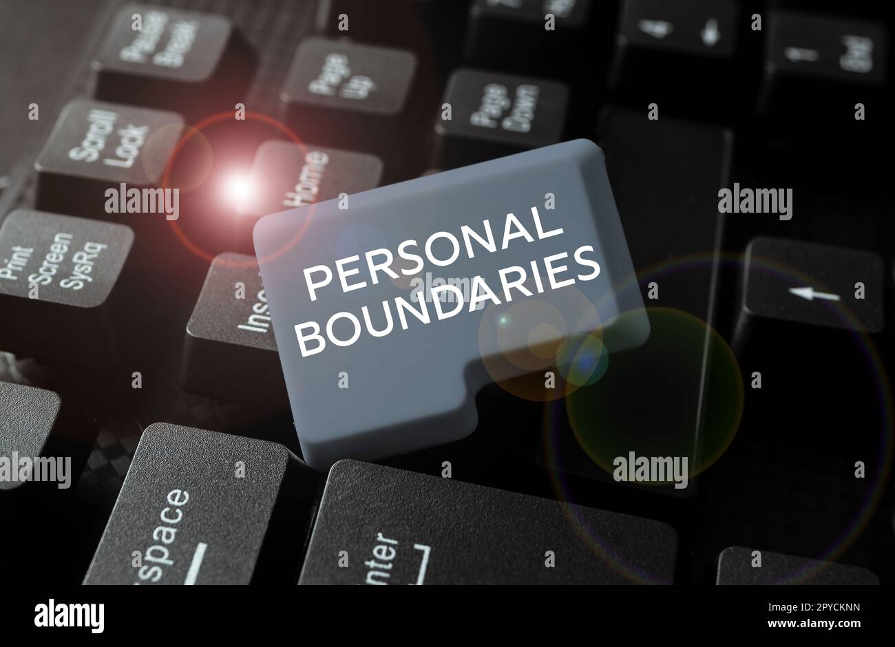 Inspiration showing sign Personal Boundaries. Conceptual photo ...