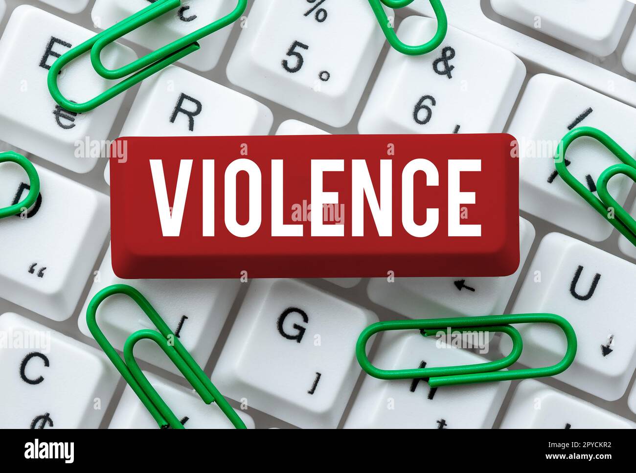 Hand writing sign Violence. Concept meaning the use of physical force ...