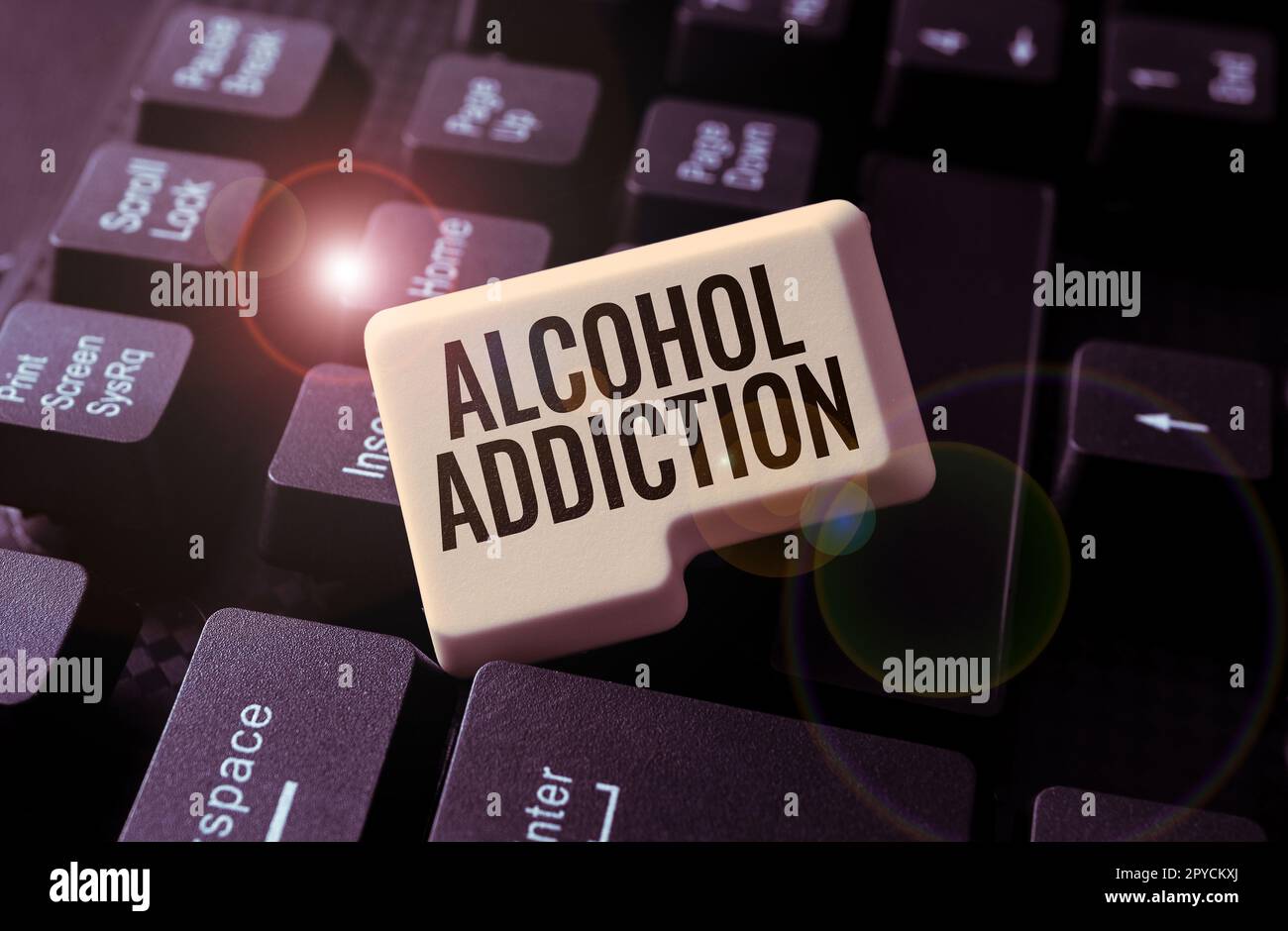 Inspiration showing sign Alcohol Addiction. Business approach ...