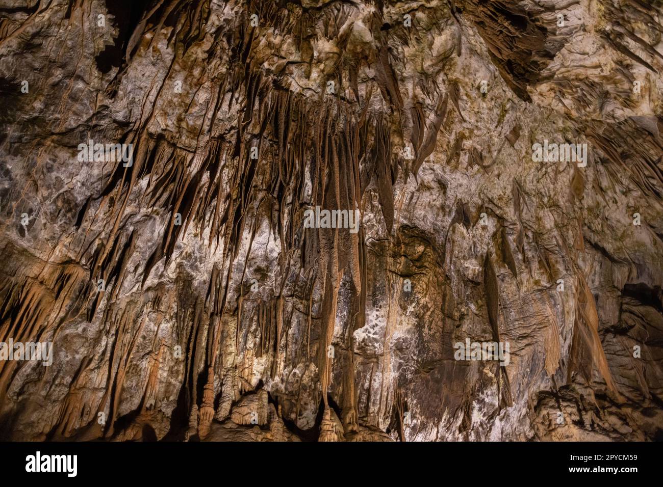 Formation of stalactite Stock Photo - Alamy