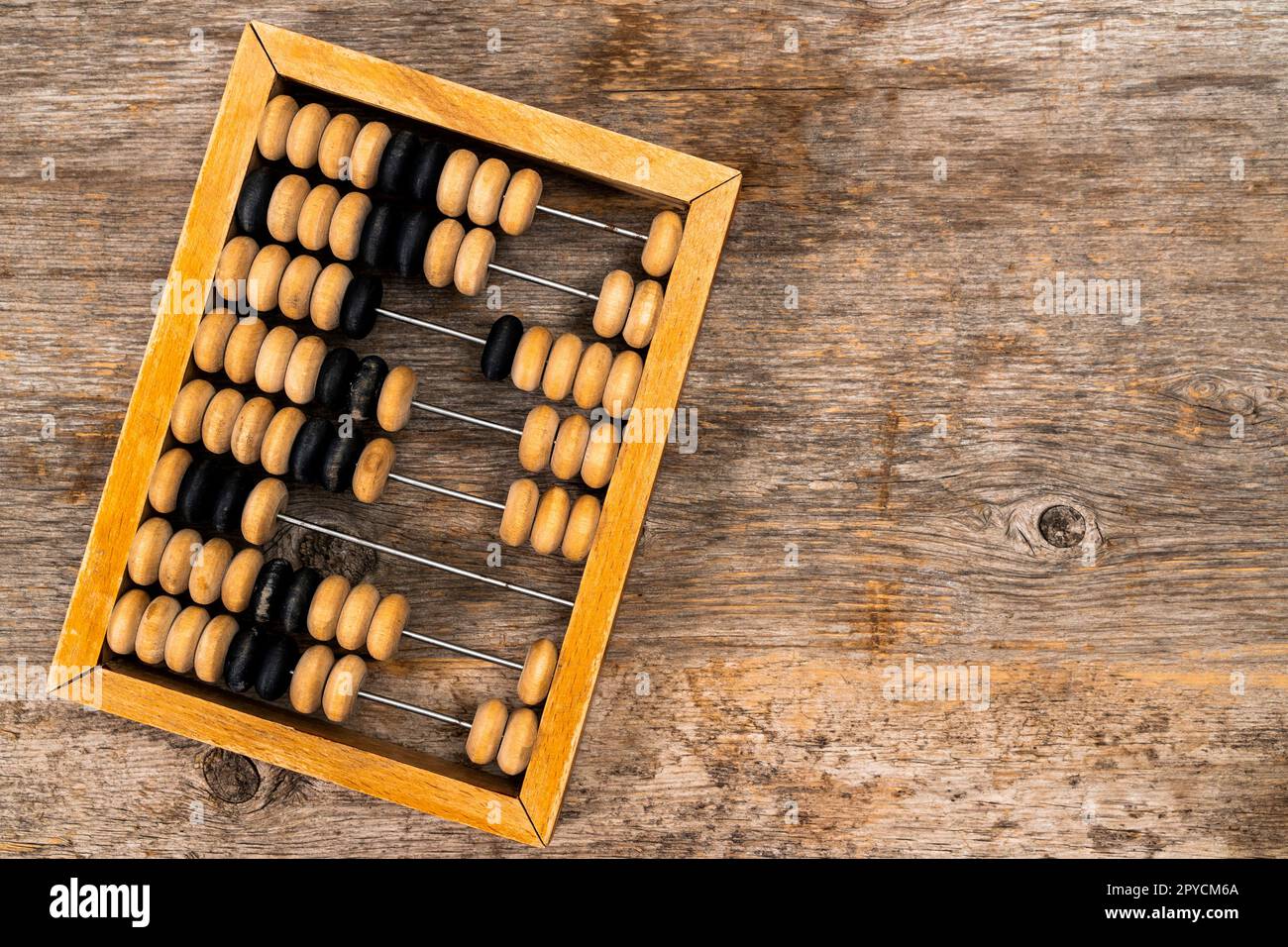 Old wooden abacus Stock Photo - Alamy