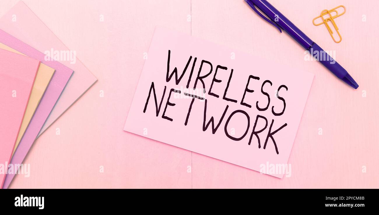 Inspiration showing sign Wireless Network. Business approach computer ...