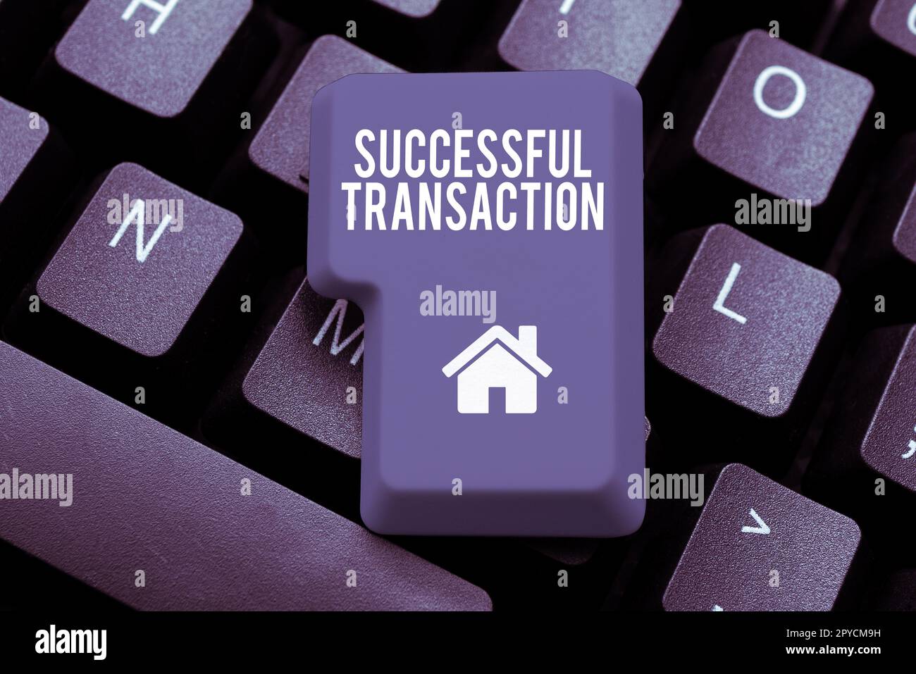 Conceptual caption Successful Transaction. Business showcase generate ...