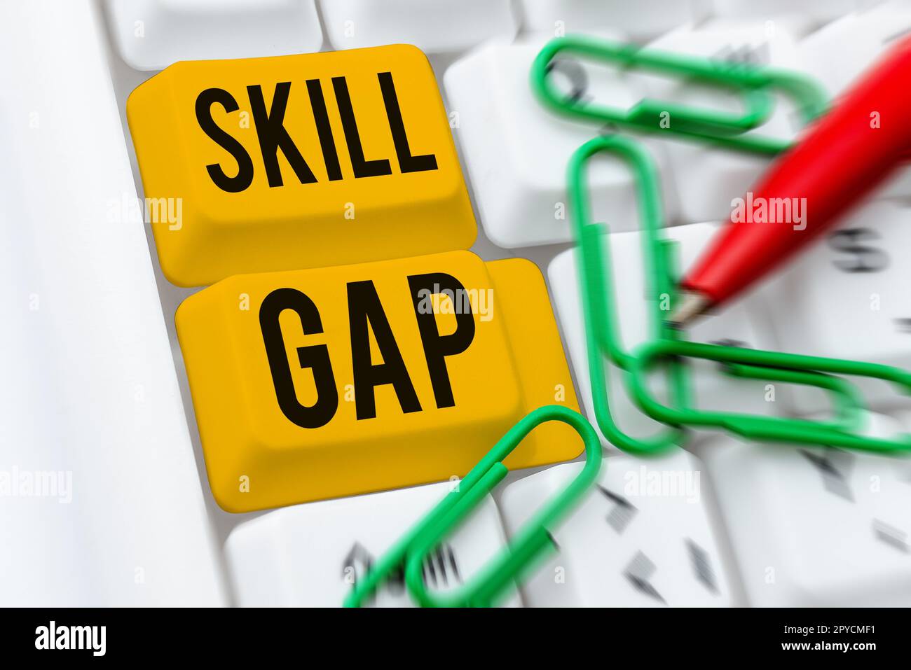 Inspiration showing sign Skill Gap. Concept meaning Refering to a ...