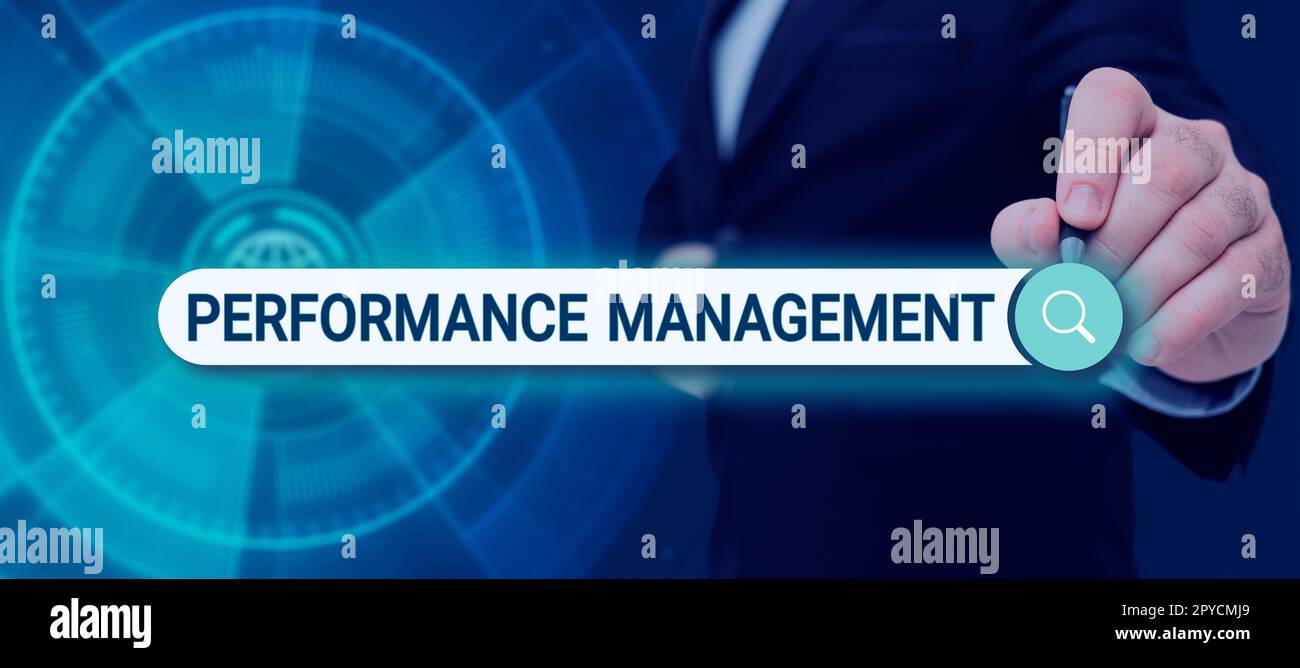 Conceptual display Performance Management. Internet Concept Improve ...