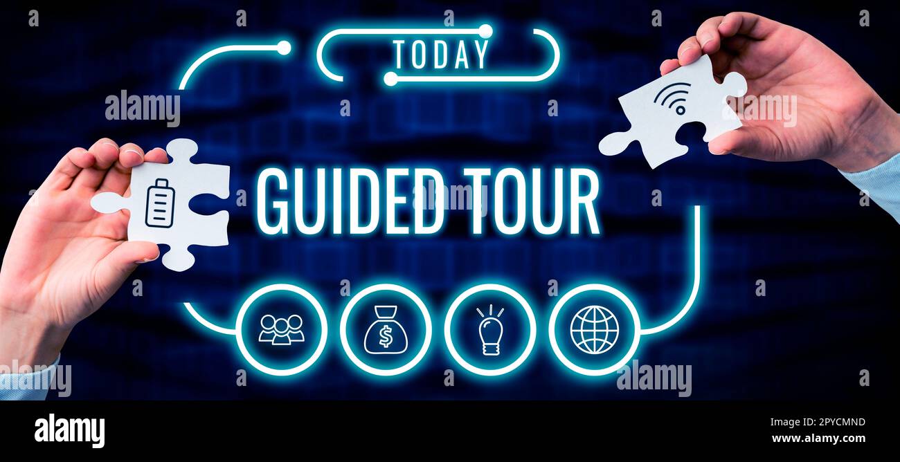 Tour guide sign hi-res stock photography and images - Alamy