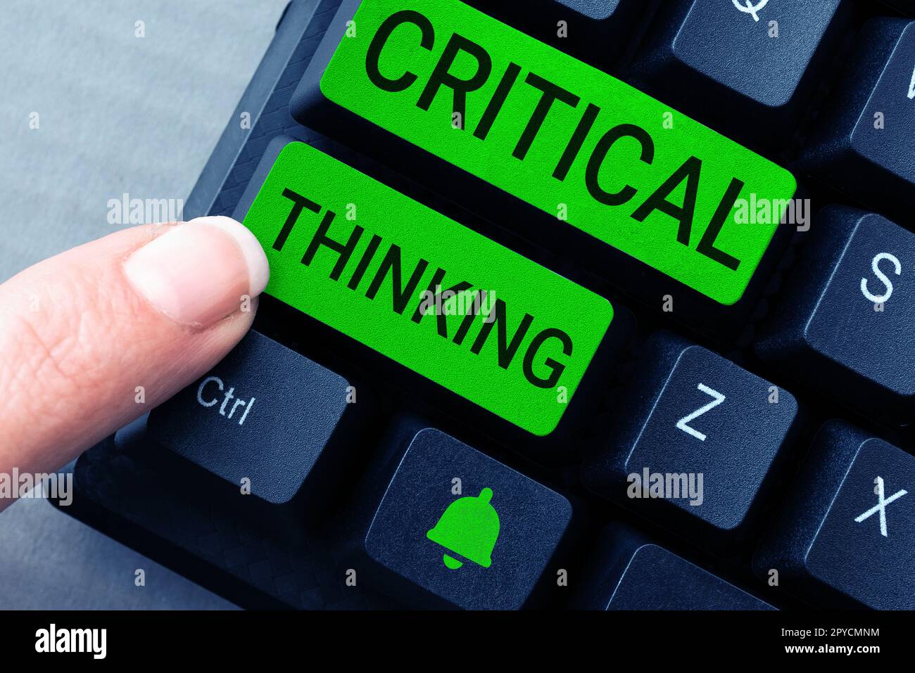 Handwriting text Critical Thinking. Word Written on sequence of stages ...