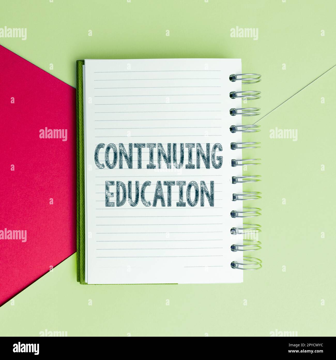 Inspiration showing sign Continuing Education. Word Written on ...