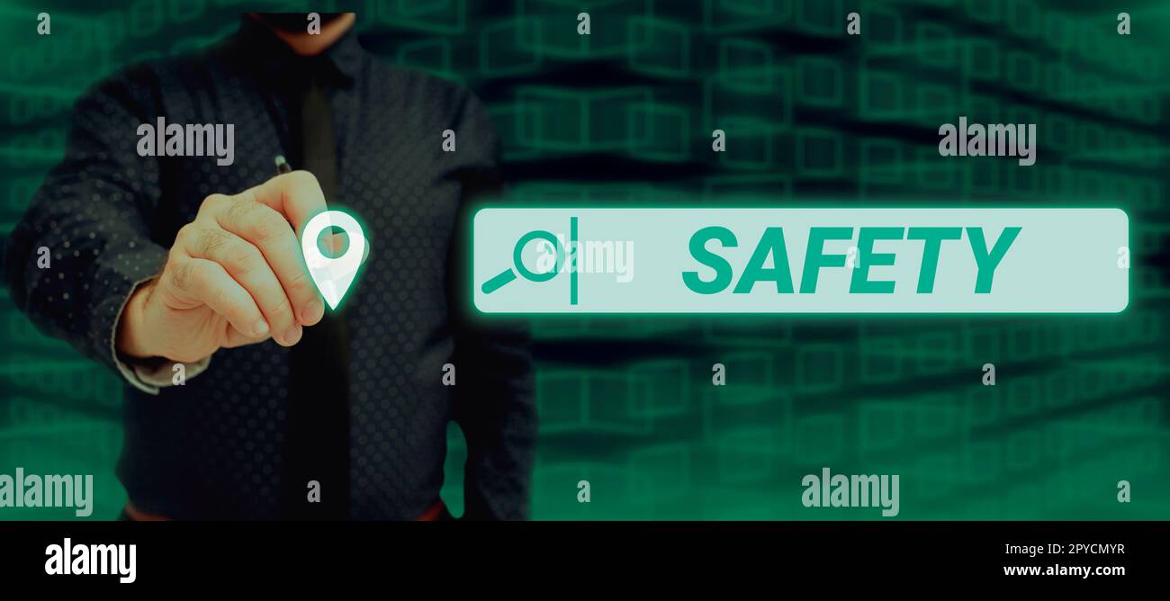 Conceptual display Safety. Internet Concept condition of being ... Conceptual display Safety. Internet Concept condition of being ...