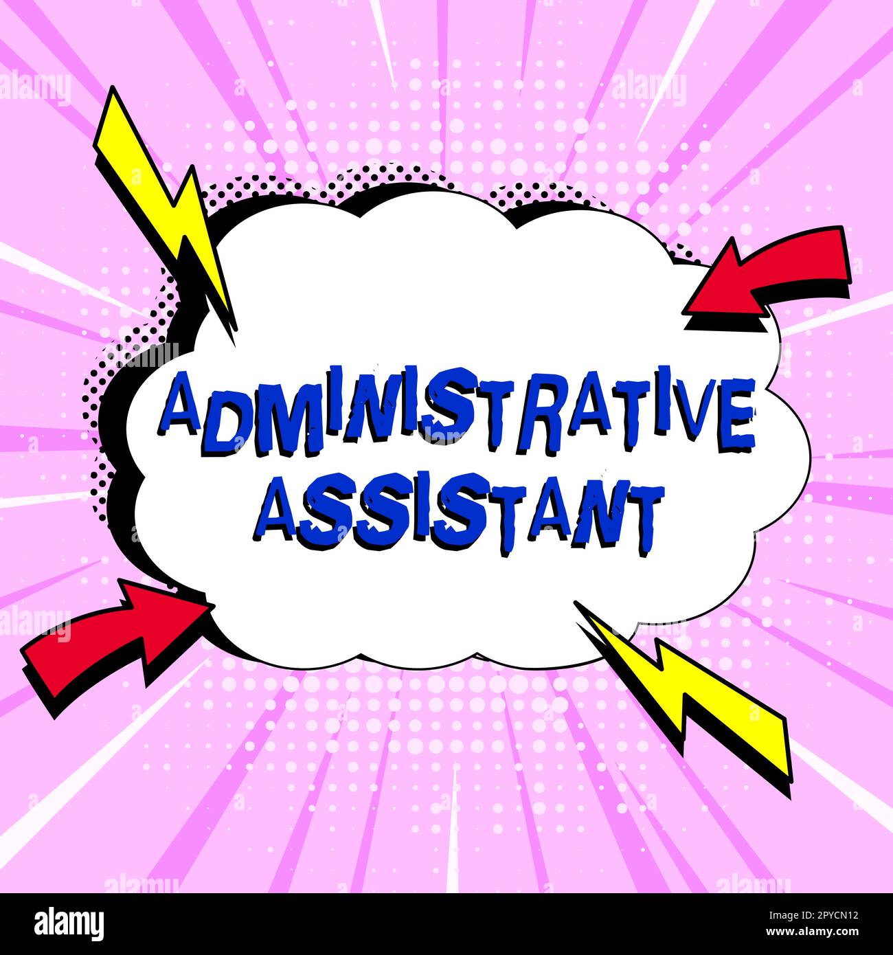 Conceptual caption Administrative Assistant. Business idea ... Conceptual caption Administrative Assistant. Business idea ...