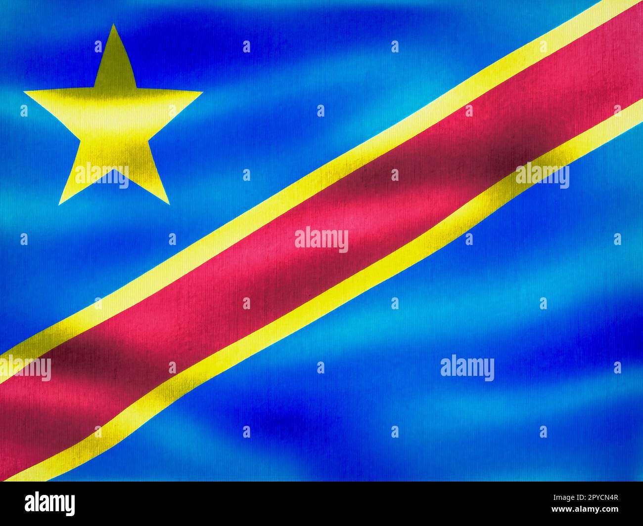 Flag of congo hi-res stock photography and images - Alamy