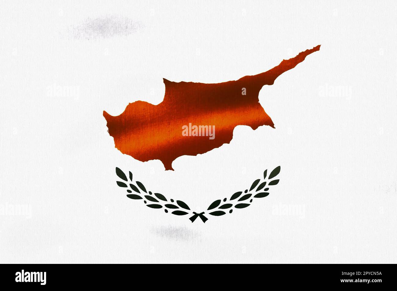 Cyprus flag Cut Out Stock Images & Pictures - Alamy
