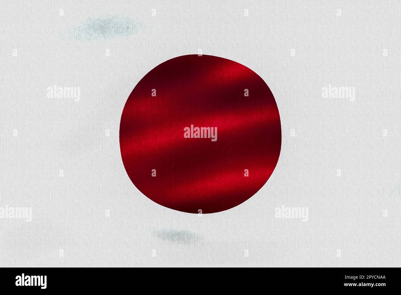 3D-Illustration of a Japan flag - realistic waving fabric flag Stock ...