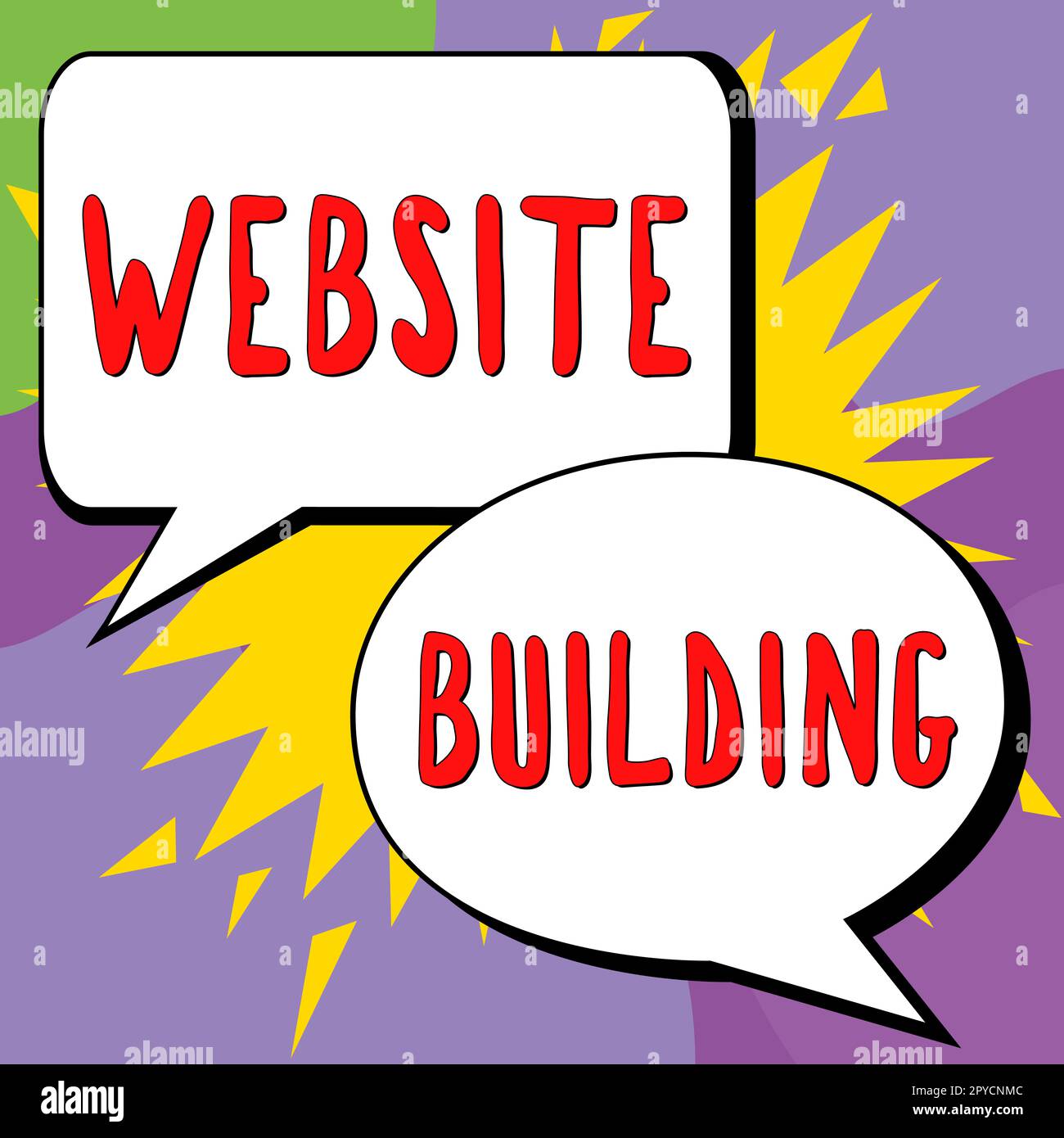 Conceptual caption Website Building. Business concept tools that ...