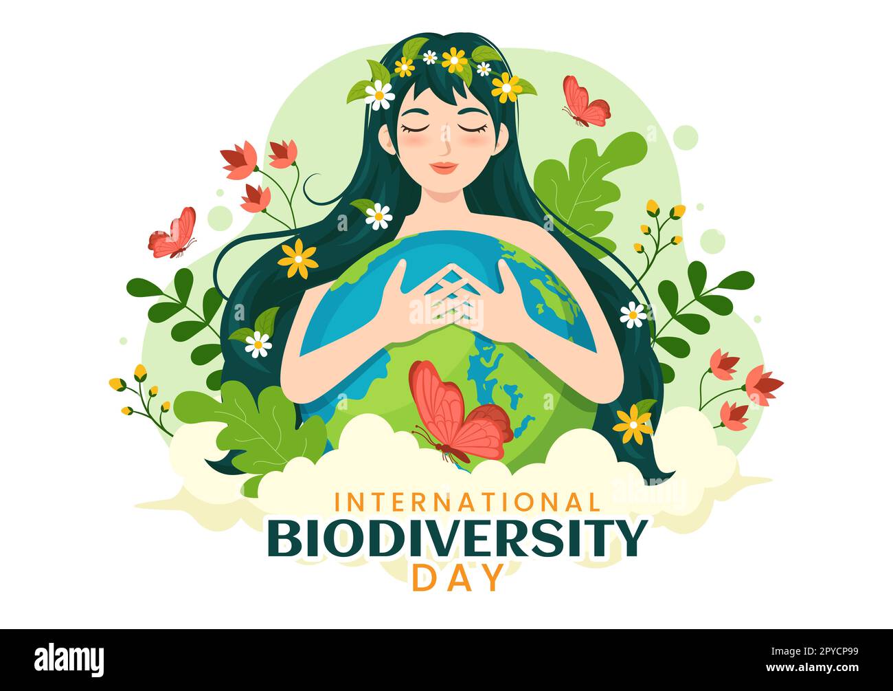 World Biodiversity Day on May 22 Illustration with Biological Diversity ...