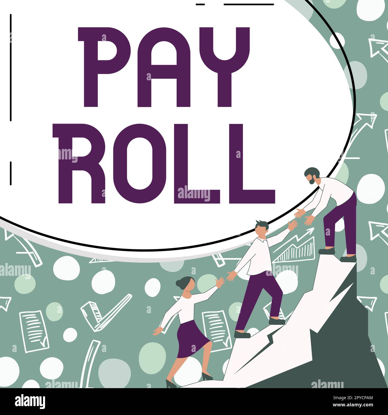 Text showing inspiration Pay Roll. Internet Concept Amount of wages and ...