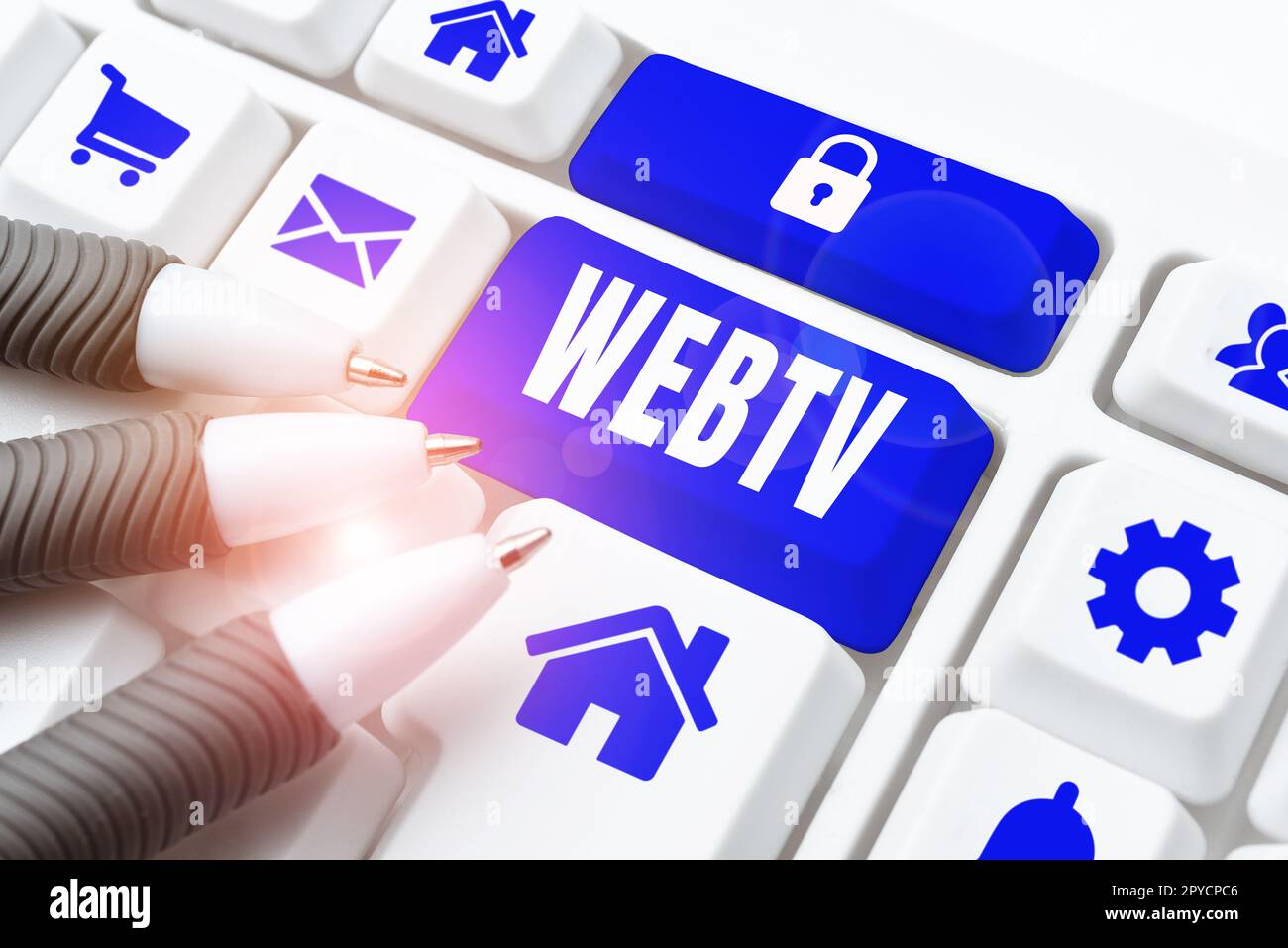 Inspiration showing sign Webtv. Business overview Internet transmission ...