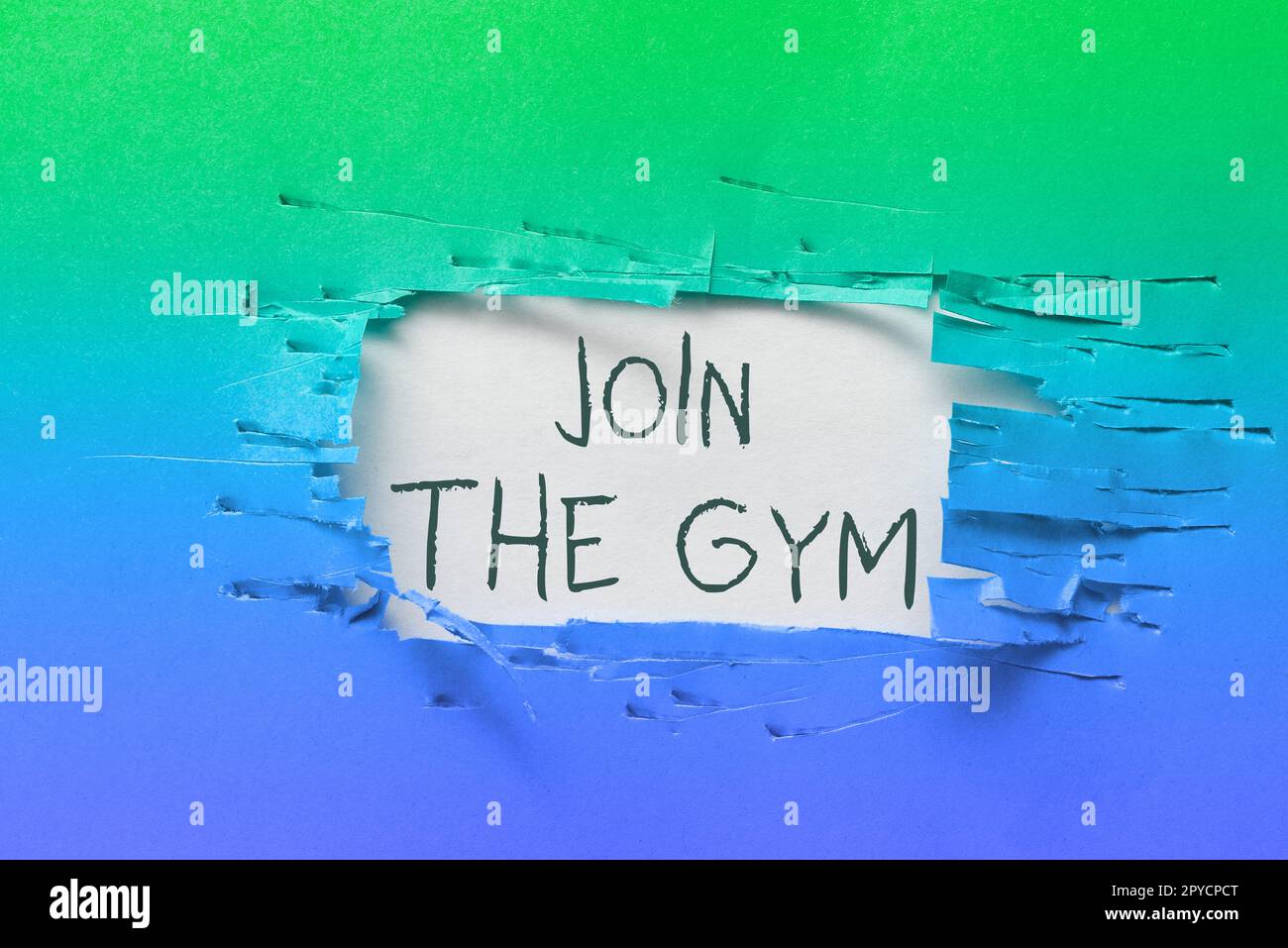 Writing displaying text Join The Gym. Internet Concept Motivation to ...