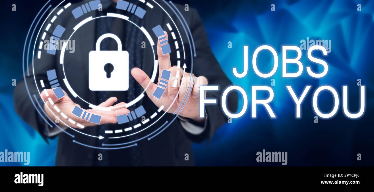 Handwriting text Jobs For You. Word for List of available positions ...